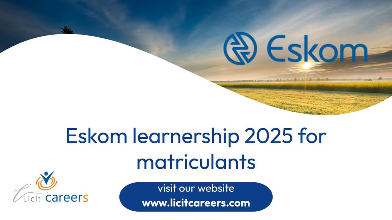 Eskom Learnership 2026 for Matriculants